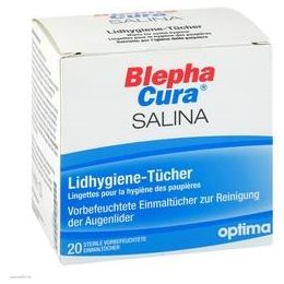 Optima Blephacura Salina Lidhygiene-Tücher 20 St
