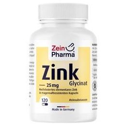 ZeinPharma Zink Chelat 25 mg in magensaftresist.veg.Kaps. 120 St