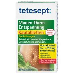 Tetesept Magen-Darm Entspannung Kautabletten 20 St