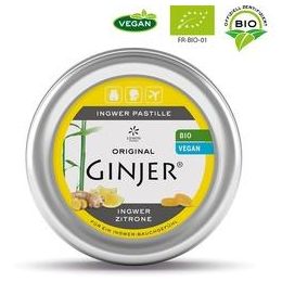 Ingwer Ginjer Pastillen Bio Zitrone 40 g