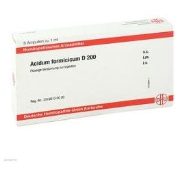 DHU-Arzneimittel Acidum Formicicum D 200 Ampullen 8X1 ml
