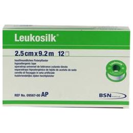 BSN Medical Leukosilk 2,5 cmx9,2 m 12 St