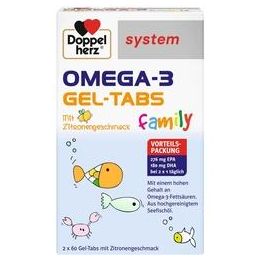 Queisser Doppelherz Omega-3 Gel-Tabs family system 120 St