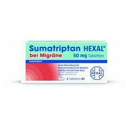 HEXAL® Sumatriptan Hexal bei Migräne 50 mg Tabletten 2 St