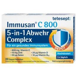 Tetesept Immusan C 800 5in1 Abwehr Complex Tabl. 20 St