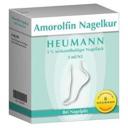 Amorolfin Nagelkur HEUMANN 5% wst.halt.Nagellack 3 ml