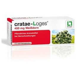 Dr. Loges + Co. GmbH Cratae-Loges 450 mg Weißdorn Filmtabletten 50 St