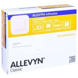 B2B Medical Allevyn Adhesive 7,5x7,5 cm haftende Wundauflage 10 St