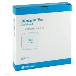 Coloplast Biatain Ibu Schaumverband 10x10 cm sanft haftend 5 St