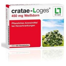 Dr. Loges + Co. GmbH Cratae-Loges 450 mg Weißdorn Filmtabletten 100 St