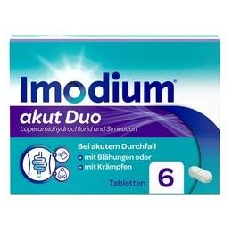 Johnson & Johnson GmbH Imodium akut Duo 2 mg/125 mg Tabletten 6 St