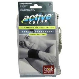 Bort ActiveColor Handgelenkbandage L schwarz 1 St