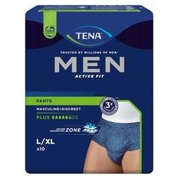 TENA MEN Act.Fit Inkontinenz Pants Plus L/Xl blau 10 St