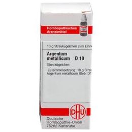 DHU-Arzneimittel Argentum Metallicum D 10 Globuli 10 g