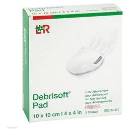 Lohmann & Rauscher Debrisoft Pad 10x10 cm steril 5 St