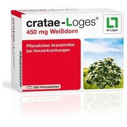 Dr. Loges + Co. GmbH Cratae-Loges 450 mg Weißdorn Filmtabletten 200 St