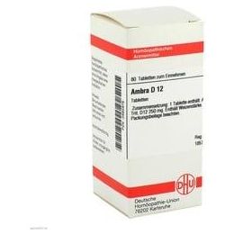 DHU-Arzneimittel Ambra D 12 Tabletten 80 St