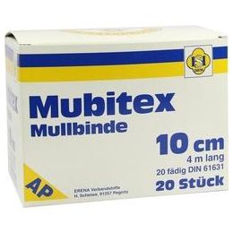 Mubitex Mullbinden 10 cm ohne Cello 20 St