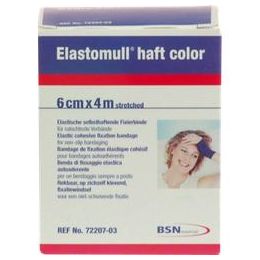 BSN Medical Elastomull haft color 6 cmx4 m Fixierb.blau 1 St