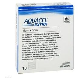 Aquacel Extra 5x5 cm Verband 10 St