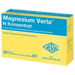 Verla-Pharm Arzneimittel GmbH & Co. KG Magnesium Verla N Konzentrat Plv.z.H.e.L.z.Einn. 20 St