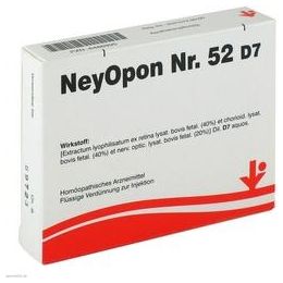 vitOrgan Neyopon Nr.52 D 7 Ampullen 5X2 ml
