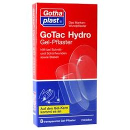 Gothaplast Gotac HydroGel-Pflaster 2 Größen 8 St
