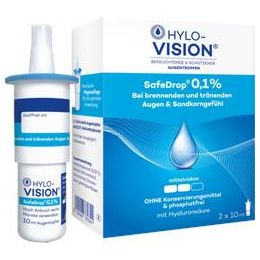 Hylo-Vision SafeDrop 0,1% Augentropfen 2X10 ml