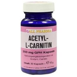 Acetyl-L-Carnitin 250 mg Kapseln 30 St