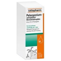 Pelargonium-ratiopharm Bronchialtropfen 50 ml