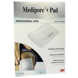 MEDIPORE+Pad 3M 10x15cm 3569Np Pflaster 5 St