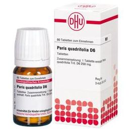 DHU-Arzneimittel Paris Quadrifolia D 6 Tabletten 80 St