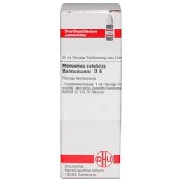 DHU-Arzneimittel Mercurius Solubilis Hahnemanni D 6 Dilution 20 ml