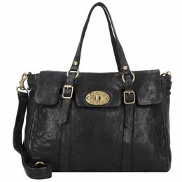 Campomaggi Dione Schultertasche Leder 40 cm nero