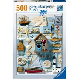 Ravensburger Puzzle Maritimes Flair, 500 Puzzleteile, Made in Germany, FSC® - schützt Wald - weltweit, bunt