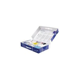 Legamaster - Moderationsbox Agile Toolbox 39 x 27 x 67 cm (b x h x t) Karton blau