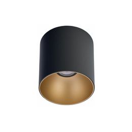 Licht-Erlebnisse - Spot Schwarz Gold GU10 Decke Modern Flur Deckenleuchte - Schwarz, Gold