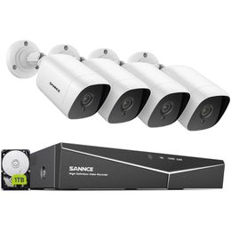 Videoüberwachungssets 8CH 1080N dvr Fernzugriff 4×TVI 1080P Bullet Kamera Wasserdichte IP66 ir Nachtsicht -1TB hdd - SANNCE