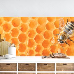 Küchenrückwand Tiere Honey Bee