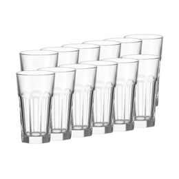 Leonardo Longdrinkgläser Rock 340 ml 12er Set