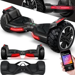 Kesser® Hoverboard 8,5 Zoll 800 mit Bluetooth Lautsprecher, LED Licht, Kinder Sicherheitsmodus, Dual Motor, Smart Elektro Self Balance Board Hover E-Scooter