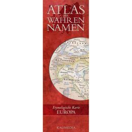 Atlas der Wahren Namen, Etymologische Karte Europa, Karte (im Sinne von Landkarte)