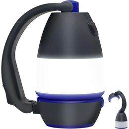 Qiedie - In 1 Quad-LED-Campingleuchte und tragbarer Taschenlampe und Schreibtischlampe, 5 Modi, wiederaufladbare Zeltleuchte, Powerbank für den