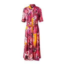 Karen Millen Kleid Damen Größe 44 orange / pink / rosé / rubinrot Winterkleid