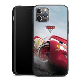 DeinDesign iPhone 12 Pro Handy Premium Silikon H&uuml;lle Handyh&uuml;lle schwarz Case Official Licensed Product Cars Lightning Mcqueen 95 Silikon Premium Case