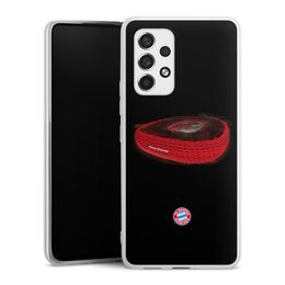 DeinDesign Galaxy A53 5G Handy Silikon H&uuml;lle Case transparent Handyh&uuml;lle Fcb Official Licensed Product Fc Bayern M&uuml;nchen Stadium Silikon Case
