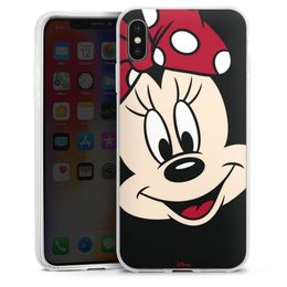 DeinDesign iPhone Xs Max Handy Silikon H&uuml;lle Case transparent Handyh&uuml;lle Disney Minnie Mouse Official Licensed Product Silikon Case