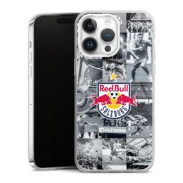 DeinDesign iPhone 14 Pro Max Handy Silikon H&uuml;lle Case transparent Handyh&uuml;lle Salzburg Red Bull Fc Red Bull Salzburg Silikon Case