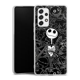 DeinDesign Galaxy A53 5G Handy Silikon H&uuml;lle Case transparent Handyh&uuml;lle Nightmare Before Christmas Halloween Disney Silikon Case