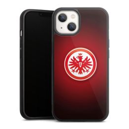 DeinDesign iPhone 13 Handy Gallery Case Handyh&uuml;lle 9H Geh&auml;rtetes Glas R&uuml;ckseite H&uuml;lle Official Licensed Product Coat Of Arms Eintracht Frankfurt Gallery Case